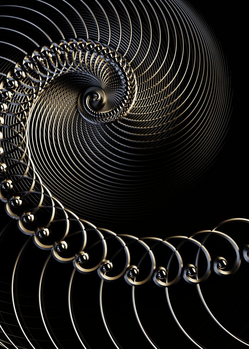 Simple Fractal Spiral