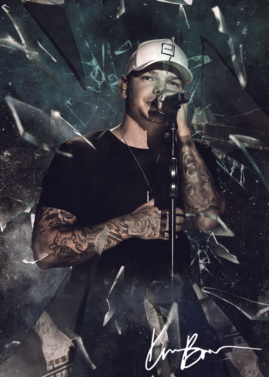 'Kane Brown' Poster, picture, metal print, paint by Salinas Cox | Displate