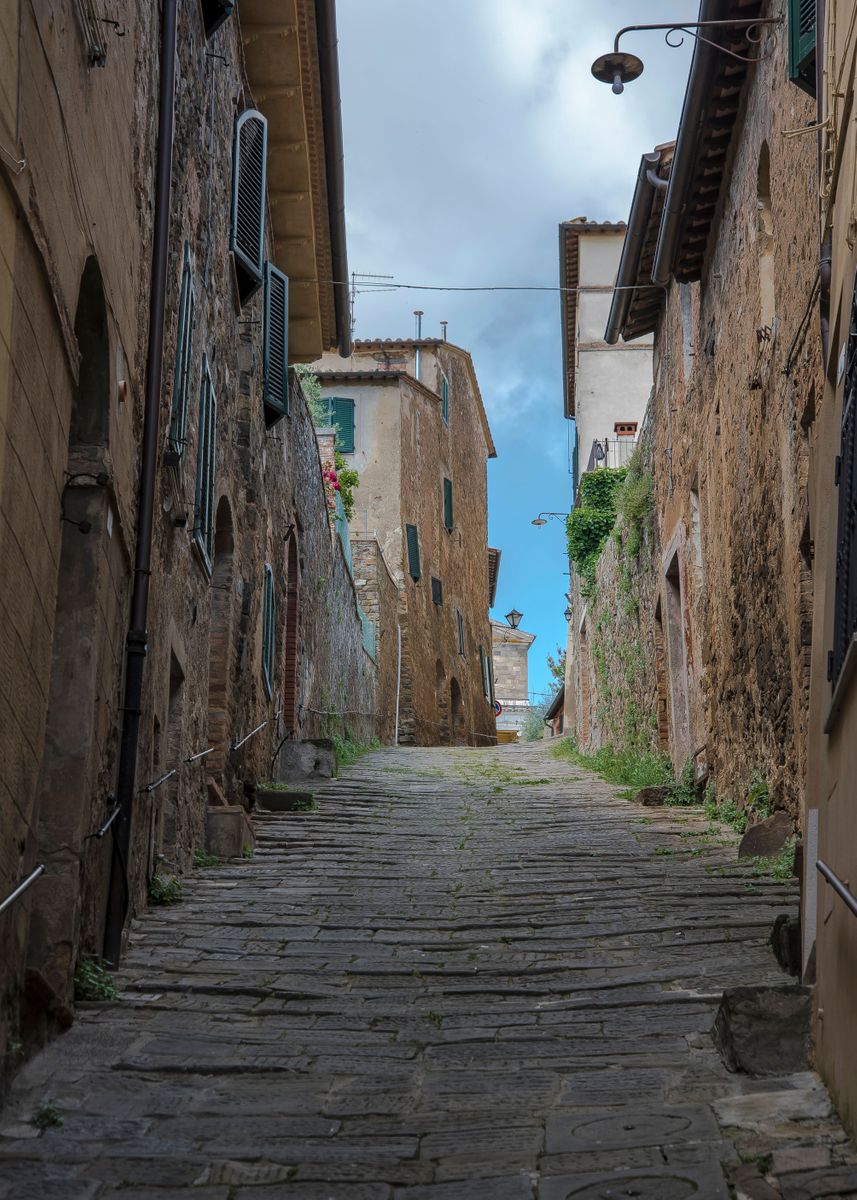 'Old Vintage Street' Poster, picture, metal print, paint by Create ...