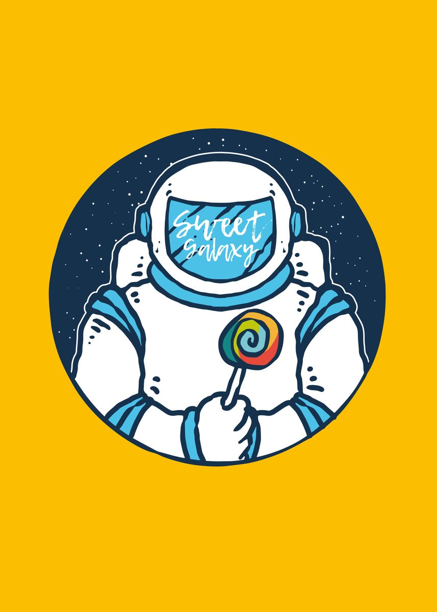 'Space Candy' Poster, picture, metal print, paint by Ralph Frankenberg ...