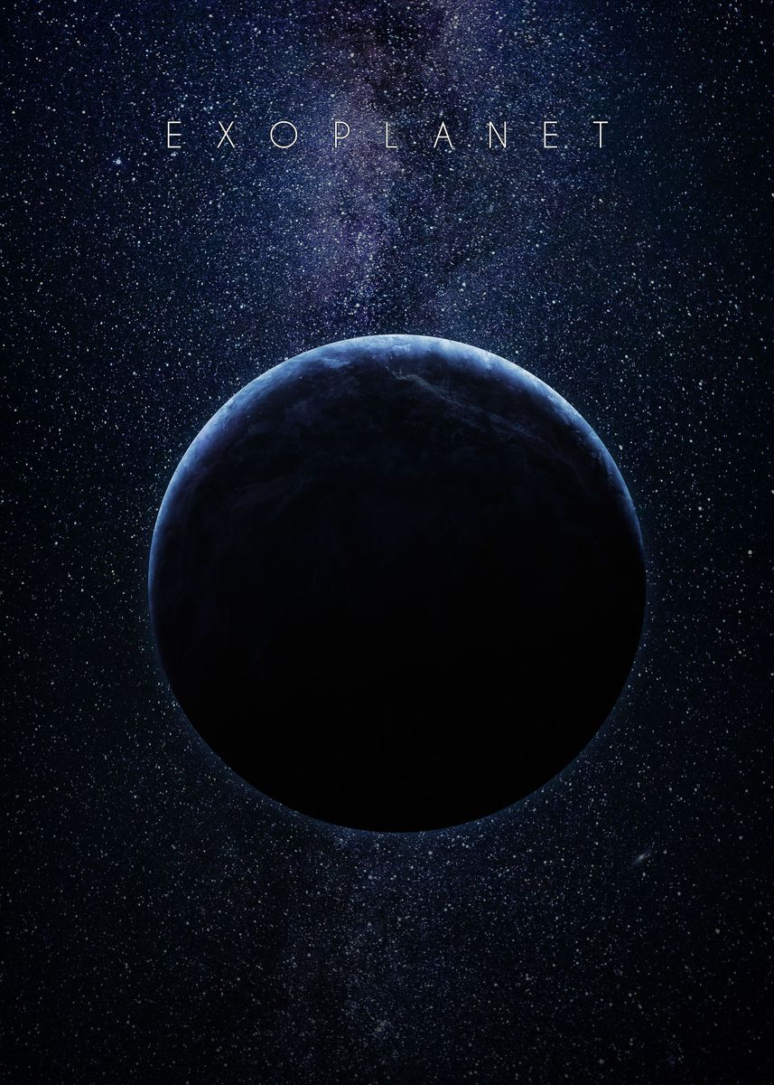 'Exoplanet' Poster, picture, metal print, paint by DOA | Displate