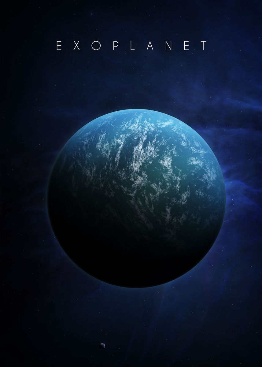 'Exoplanet' Poster, picture, metal print, paint by DOA | Displate