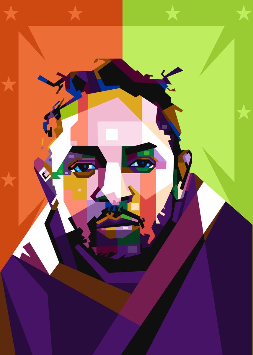'Kendrick Lamar' Poster, picture, metal print, paint by baturaja vector ...