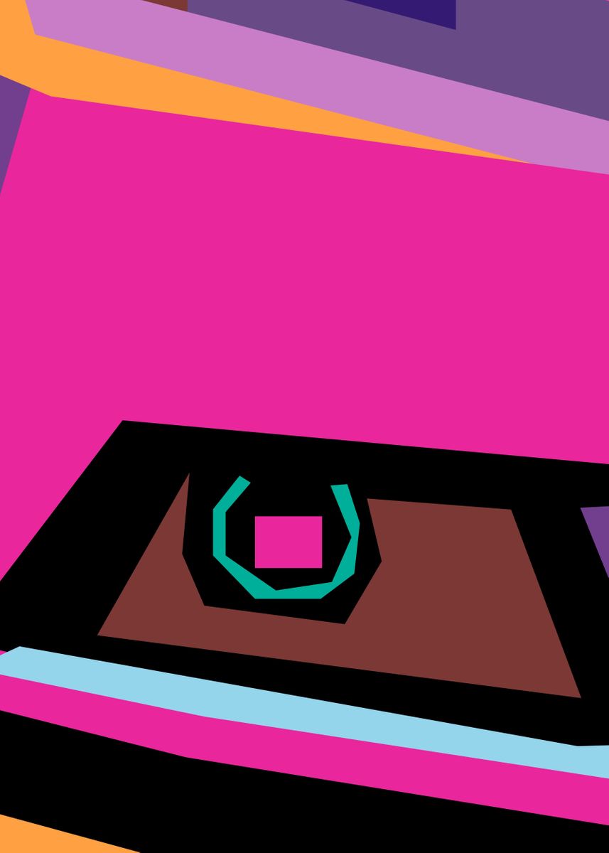 'Tusta Abstract Art' Poster, picture, metal print, paint by Ahmad ...