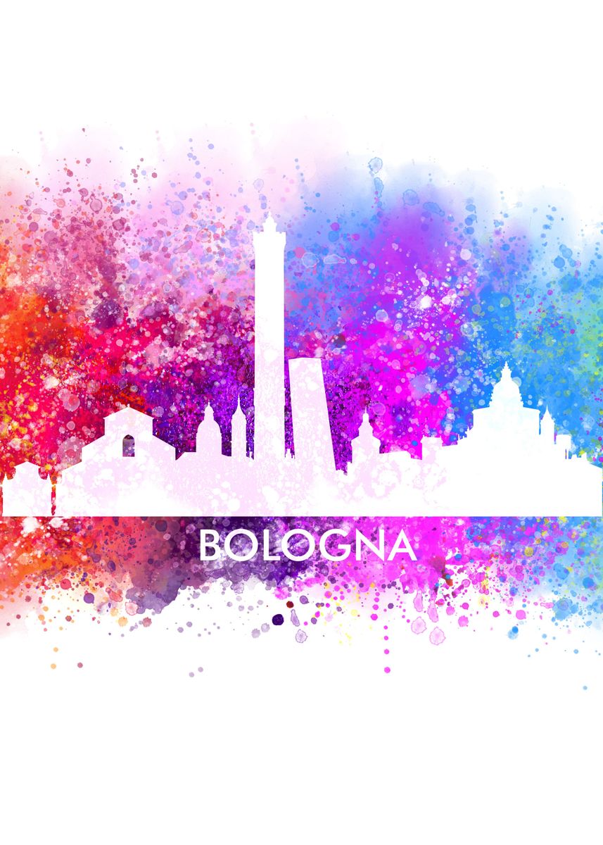 'Bologna' Poster, picture, metal print, paint by Project X Project X ...