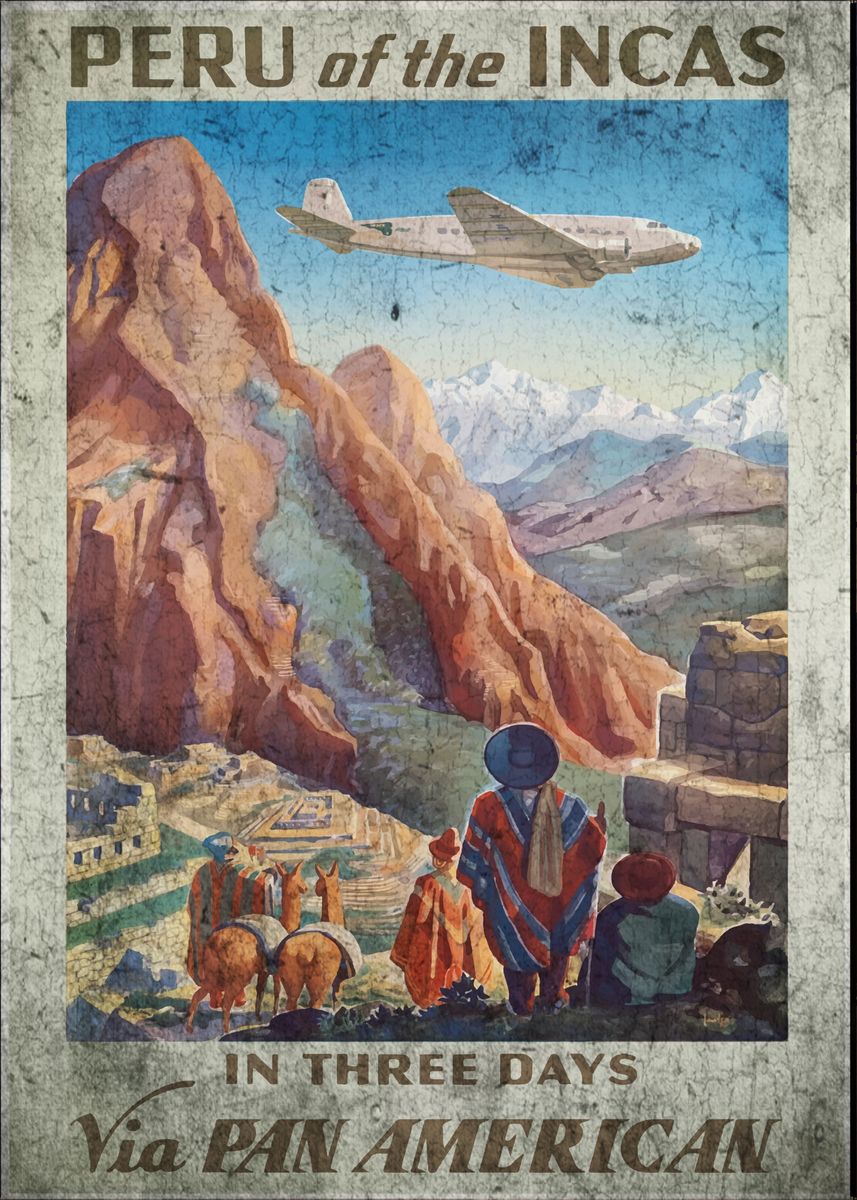 'Peru at the Incas' Poster, picture, metal print, paint by Don Shop ...