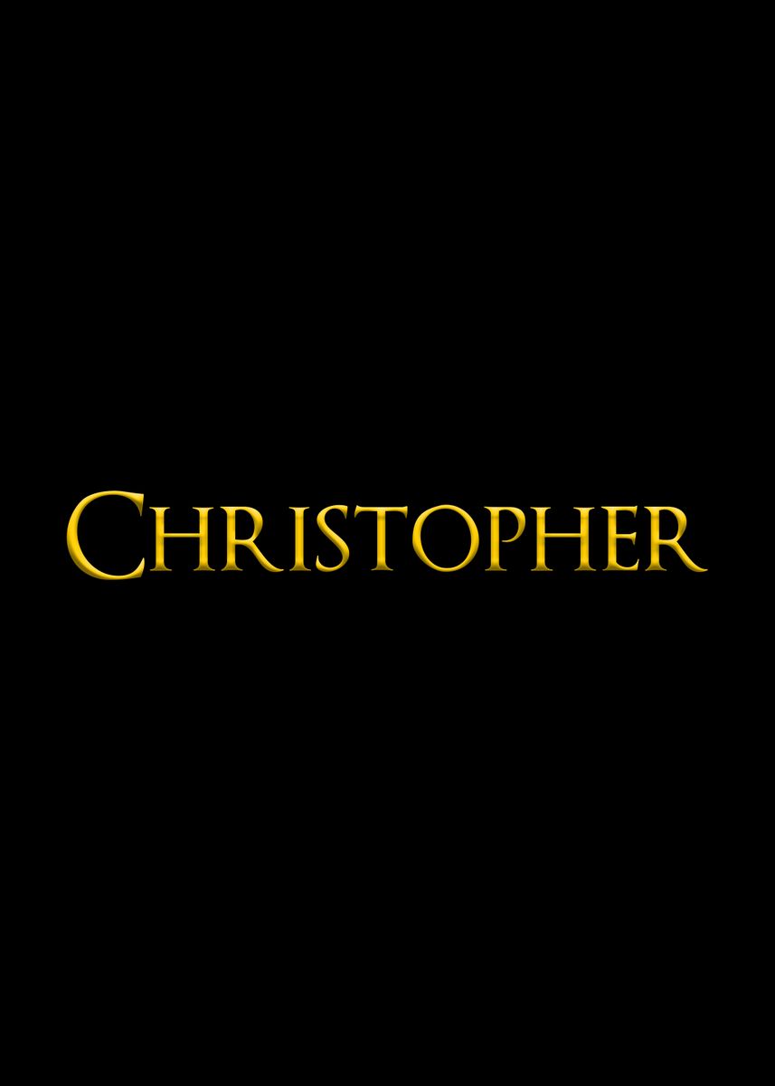 'Christopher' Poster, picture, metal print, paint by Art Ofphotos ...
