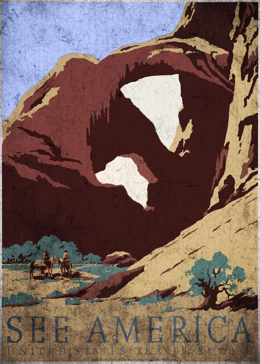 'America Landscape' Poster by Don Shop | Displate