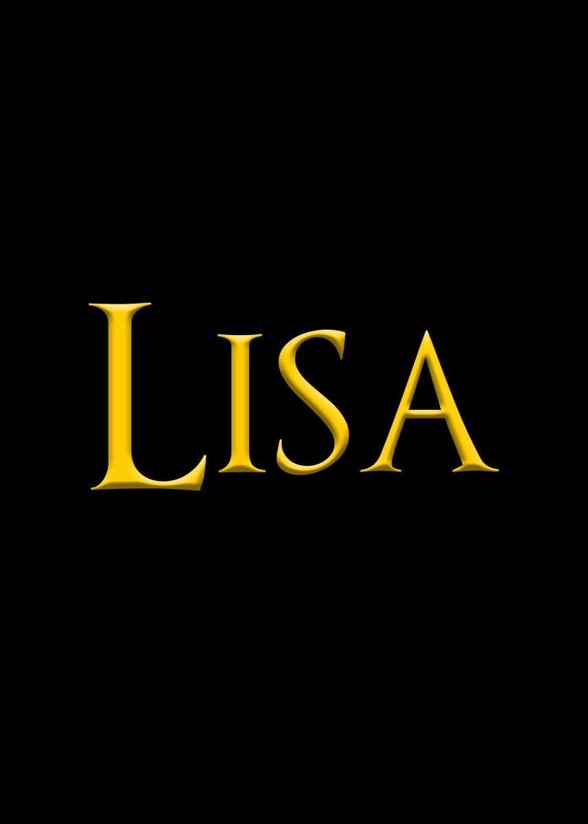 'Lisa' Poster, picture, metal print, paint by Art Ofphotos | Displate