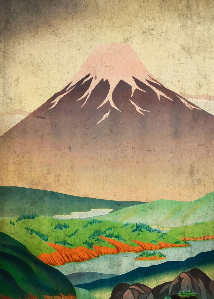 'Moutains Landscape' Poster by Don Shop | Displate