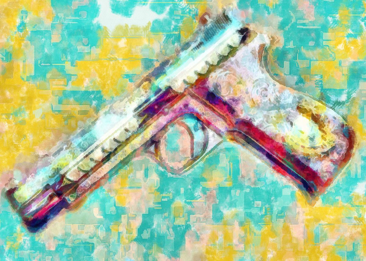 'Weapon Gun Poster' Poster by Animal Posters | Displate