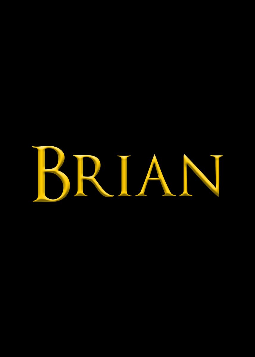 'Brian' Poster, picture, metal print, paint by Art Ofphotos | Displate