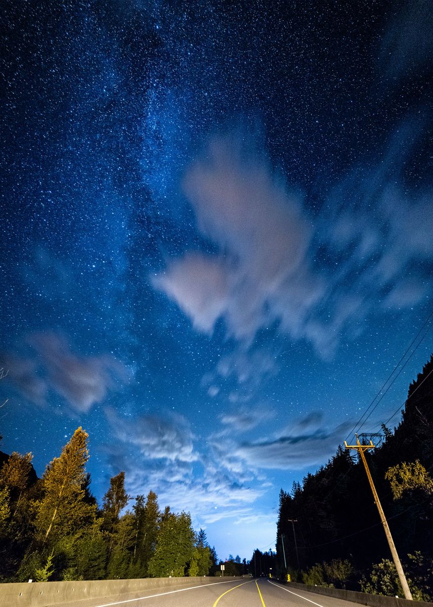 'BC Sky' Poster, picture, metal print, paint by Josh Boak | Displate