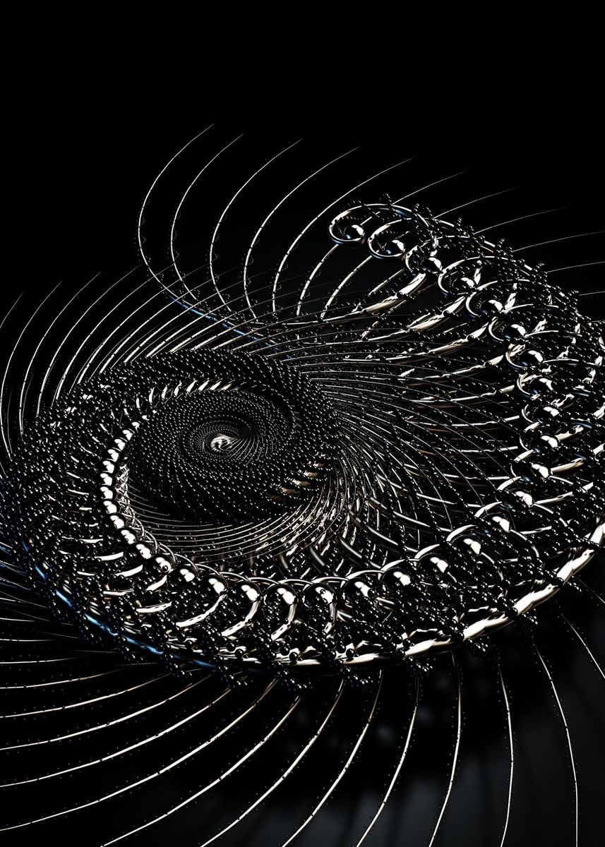 'Alien spiral' Poster, picture, metal print, paint by Aivaras Grauzinis ...