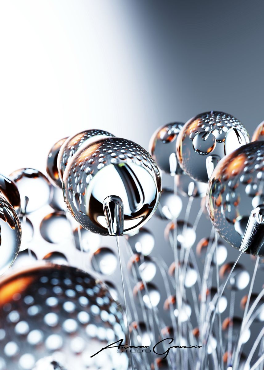 'Reflection and refraction' Poster, picture, metal print, paint by ...