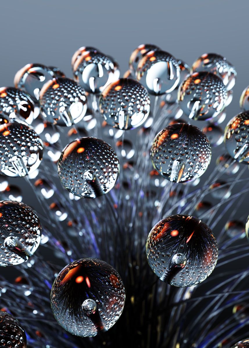 'Reflection and refraction' Poster, picture, metal print, paint by ...