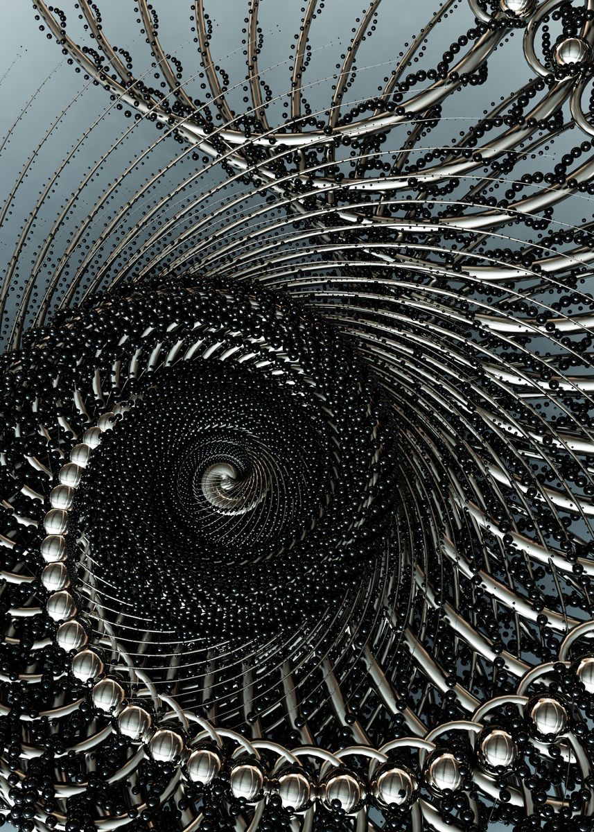 'Alien spiral' Poster, picture, metal print, paint by Aivaras Grauzinis ...