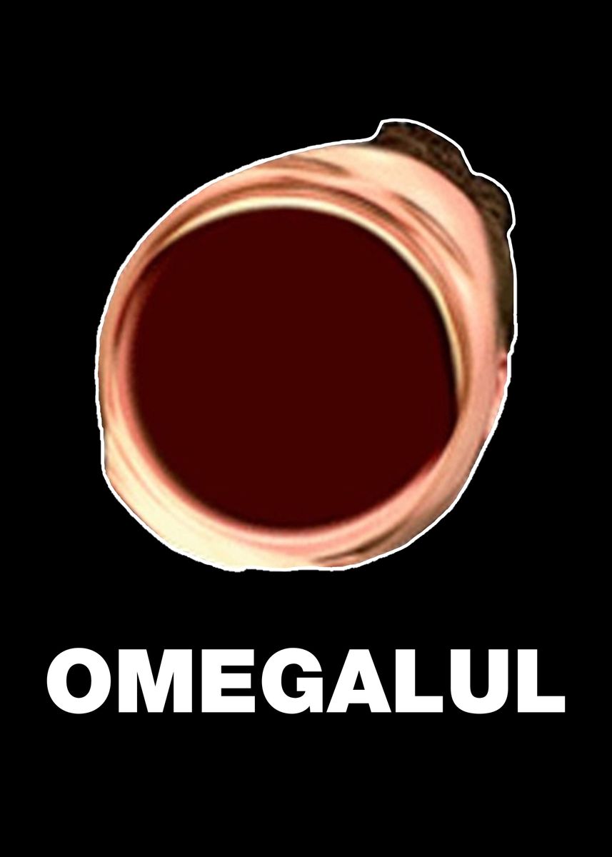 'OMEGALUL Funny Chat Emote' Poster, picture, metal print, paint by ...