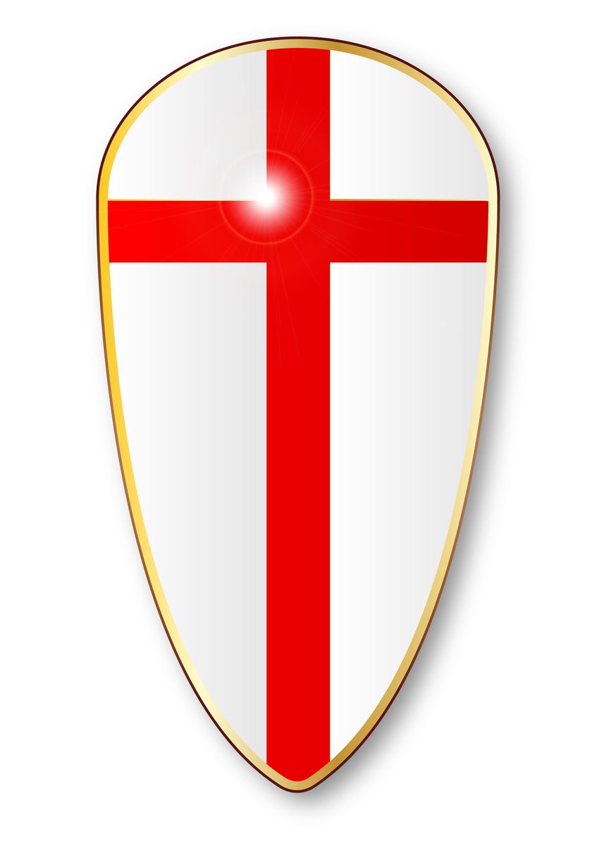 'Crusaders Shield' Poster, picture, metal print, paint by HomeStead ...