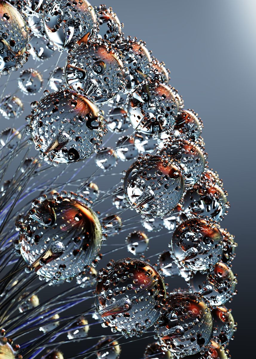 'Reflection and refraction' Poster, picture, metal print, paint by ...