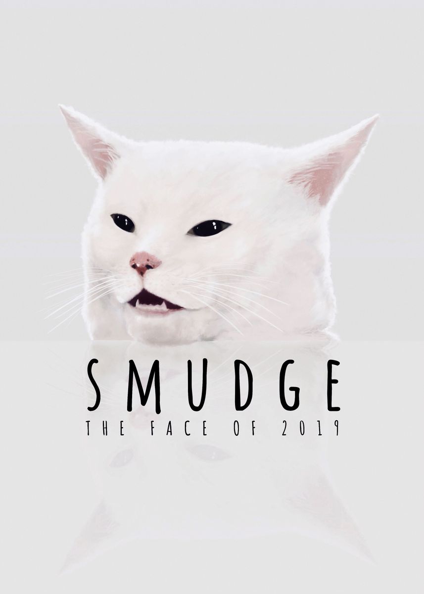 'Smudge' Poster, picture, metal print, paint by Mashz | Displate