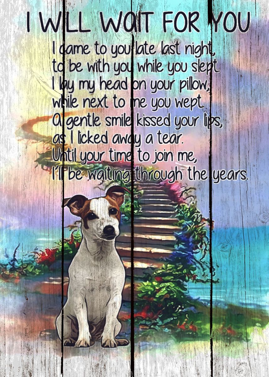 'Jack Russell' Poster, picture, metal print, paint by Nick Cournoyer ...