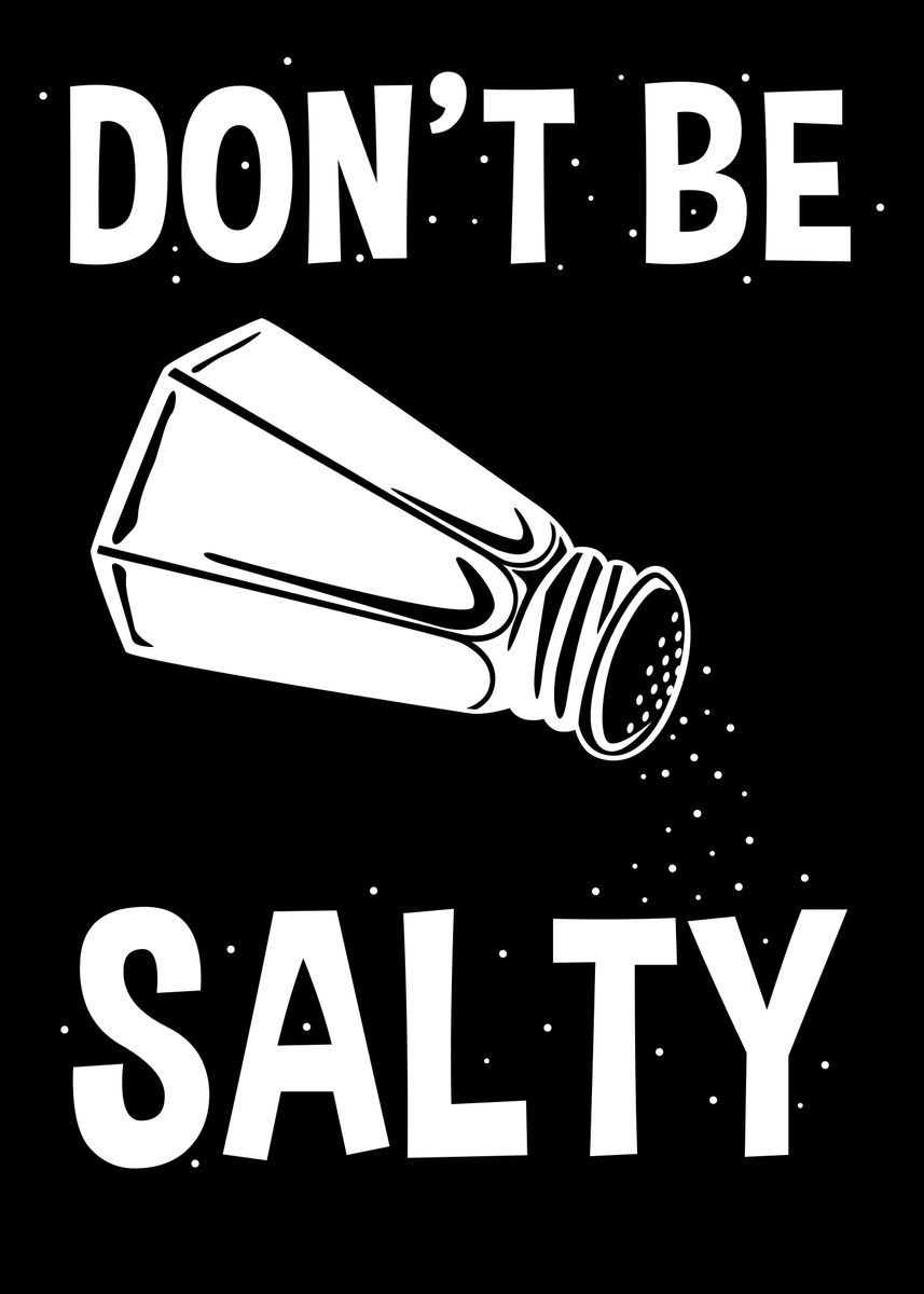 'Salty Gamer Gaming Online' Poster, picture, metal print, paint by ...