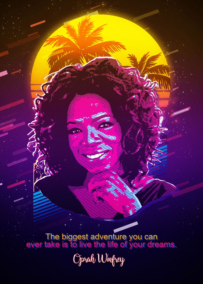 'Oprah Winfrey' Poster by The Poster | Displate