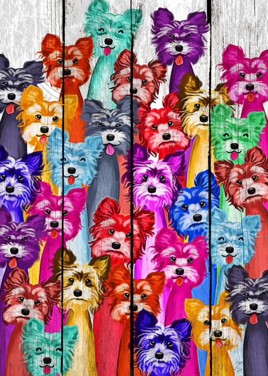 'Yorkshire Terrier' Poster by Nick Cournoyer | Displate