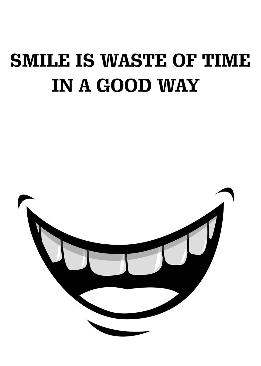 'smile' Poster by Haruka Studio | Displate