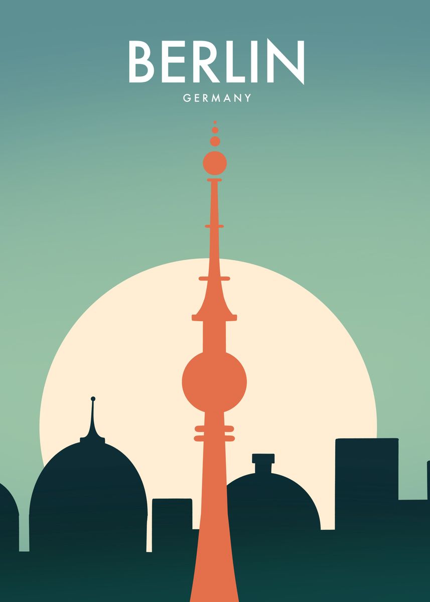 'Berlin' Poster by Giovanni Poccatutte | Displate