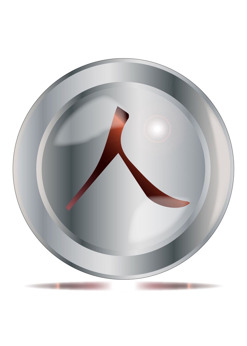 'Man Button' Poster, picture, metal print, paint by HomeStead Digital ...