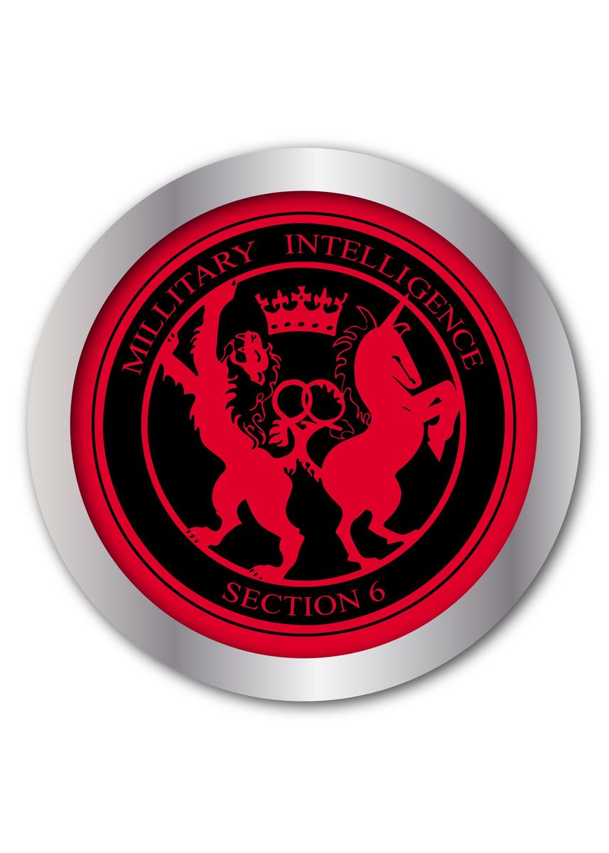 'Mi6 Badge Button' Poster, picture, metal print, paint by HomeStead ...