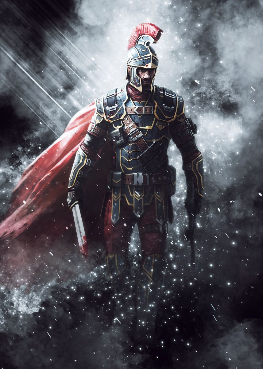 'Gladiator' Poster, picture, metal print, paint by Muh Asdar | Displate