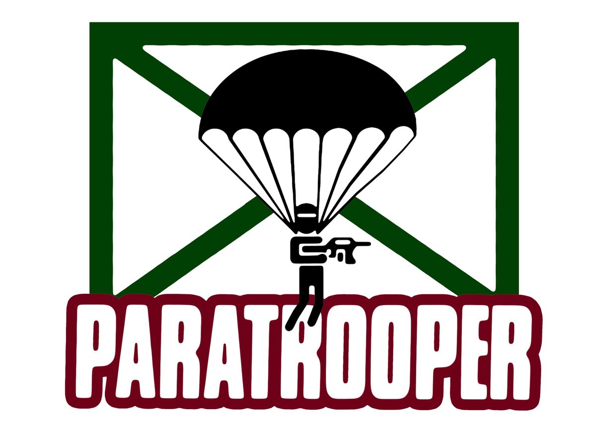'Tactical Paratrooper Sign' Poster by Papa Shabba | Displate