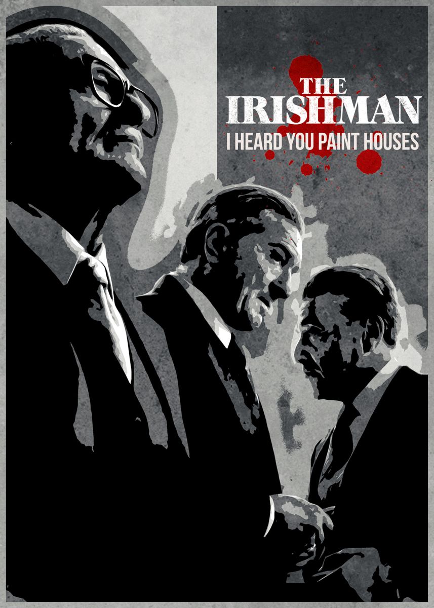 'irishman' Poster, picture, metal print, paint by Osamazone | Displate