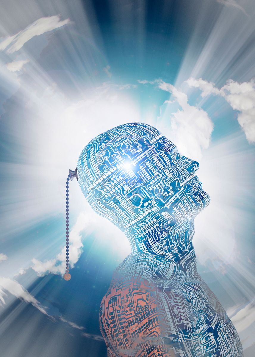 'Technology Mind' Poster, picture, metal print, paint by Bruce Rolff ...