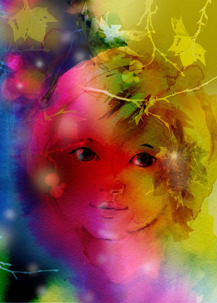 'Fantasy Messenger' Poster by Fátima Seehagen Nature Illustrations ...