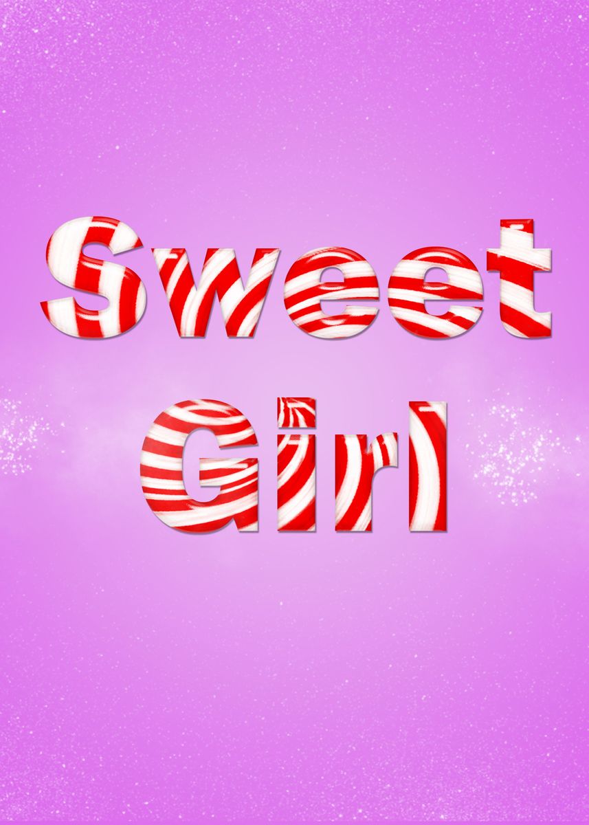 'sweet girl' Poster by dam art | Displate