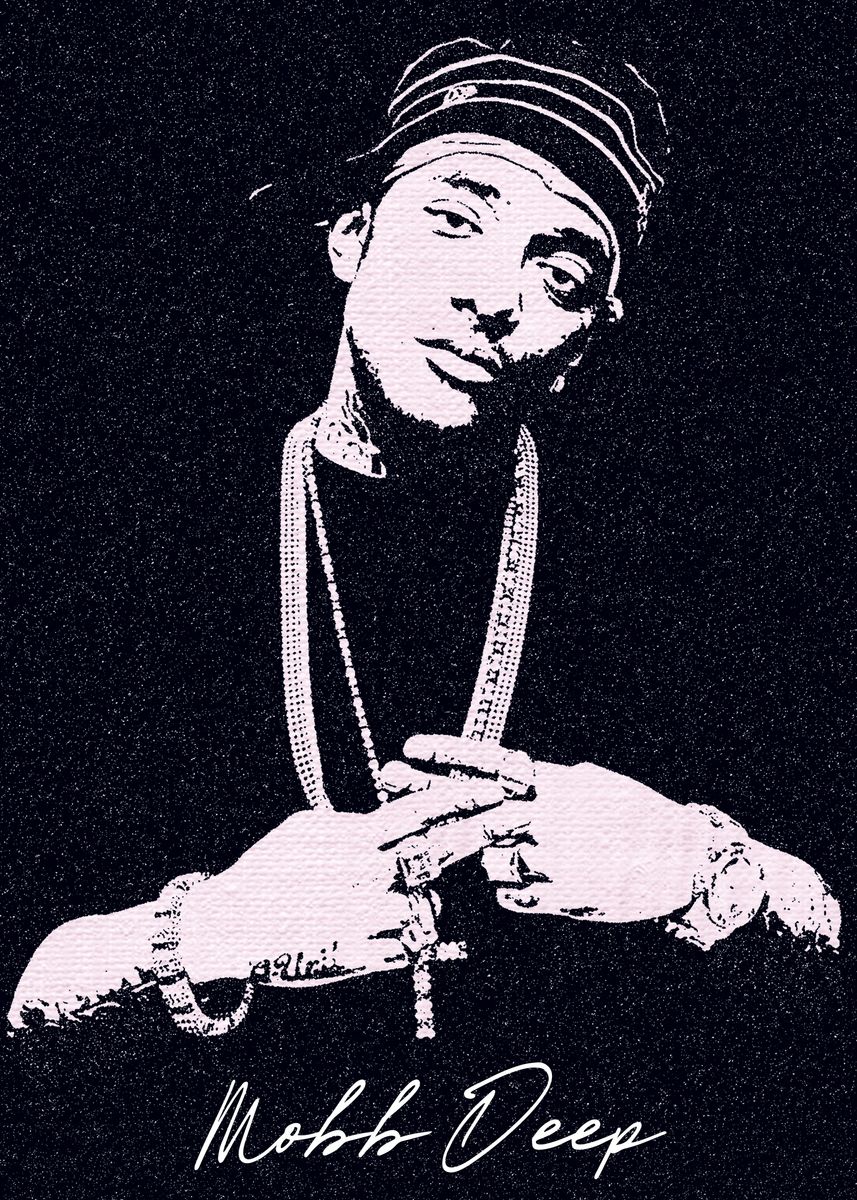 'Mobb Deep' Poster, picture, metal print, paint by SA KE | Displate