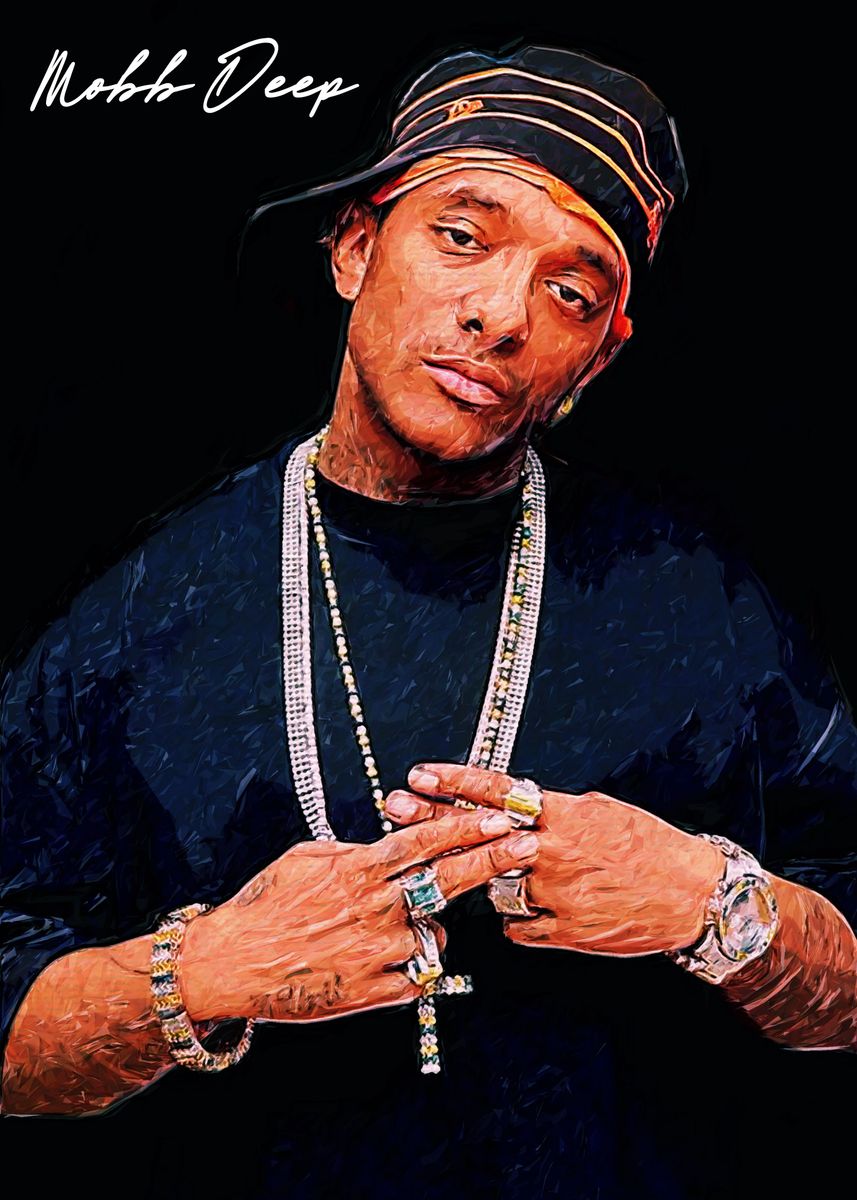 'Mobb Deep' Poster, picture, metal print, paint by SA KE | Displate
