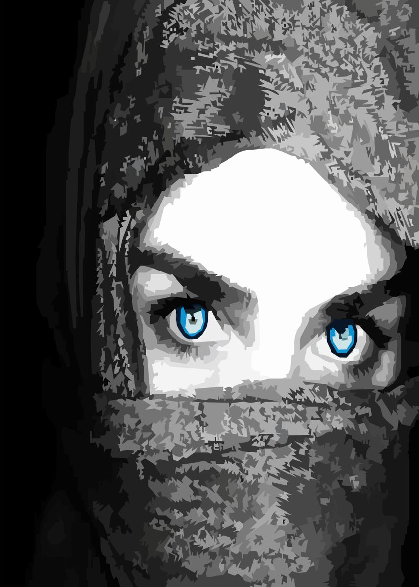 'Classic Beautiful Eye' Poster by Painting Art | Displate