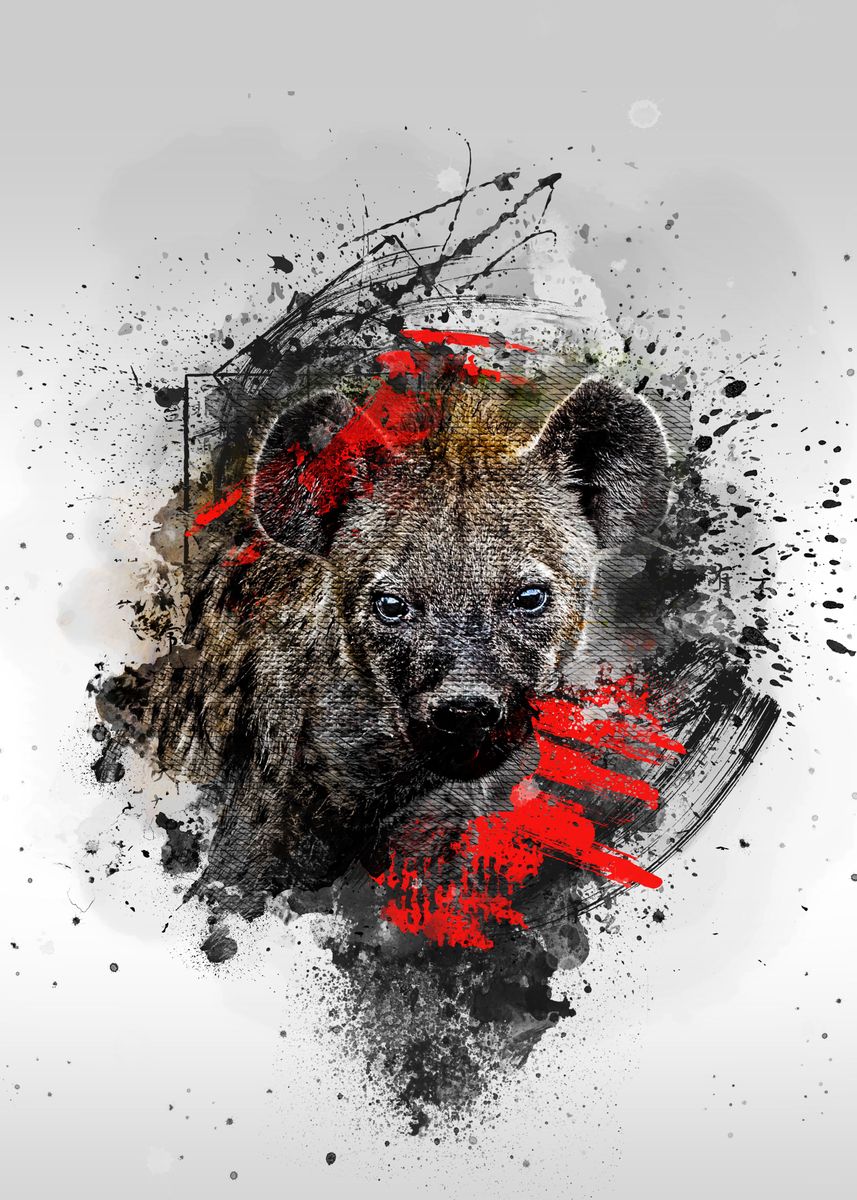 'Hyena' Poster by Unchained Tom | Displate