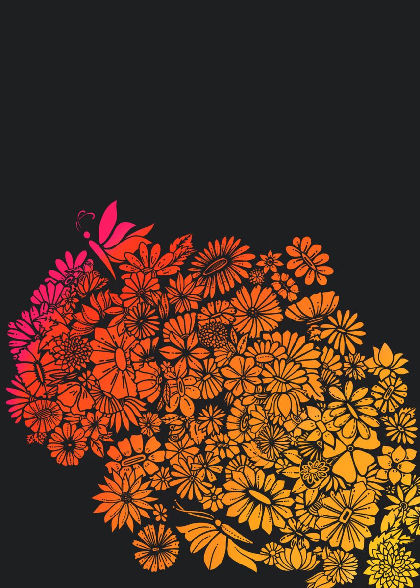 'Summer Bloom' Poster by Apurva | Displate