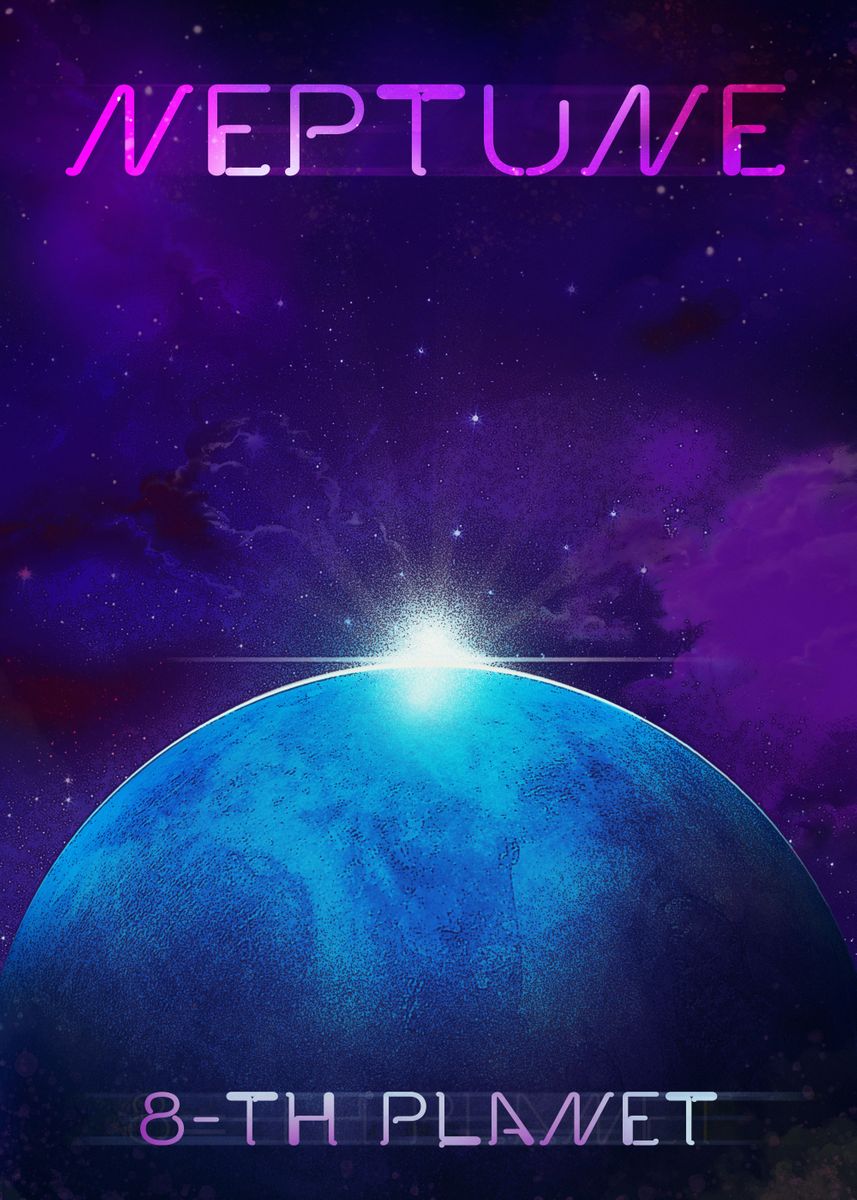 'Neptune' Poster, picture, metal print, paint by J23 Production | Displate