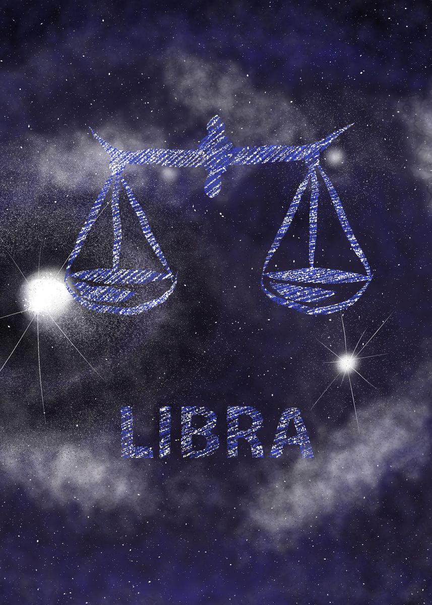 'LIBRA' Poster, picture, metal print, paint by Carlos Pereira | Displate