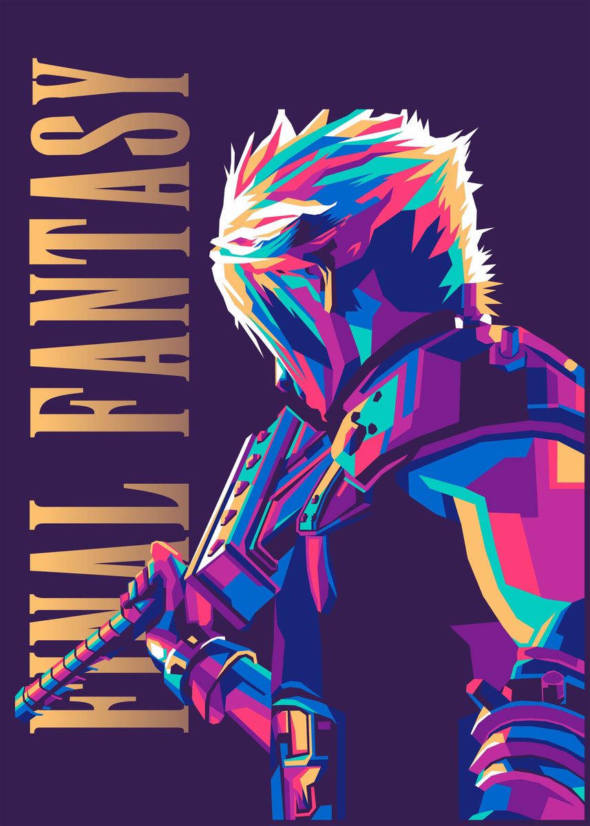 'Final Fantasy' Poster, picture, metal print, paint by Yanuar Azizan ...