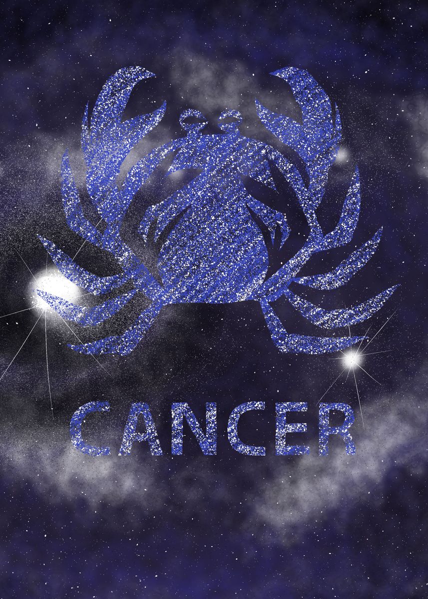 'CANCER' Poster, picture, metal print, paint by Carlos Pereira | Displate