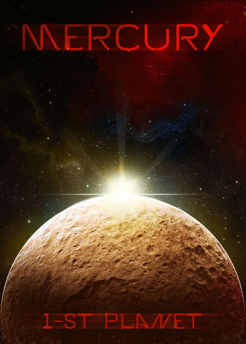 'Mercury' Poster, picture, metal print, paint by J23 Production | Displate