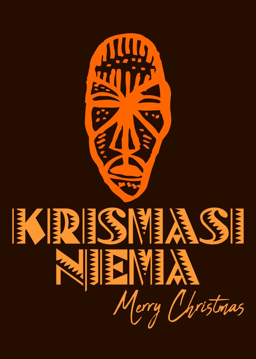 'Merry Christmas In Swahili' Poster by Art Ofphotos | Displate